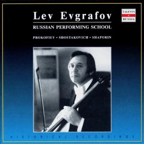 LEV EVGRAFOV LEV Evgrafov: Russian Performing School (CD) Album EUR 23 ...