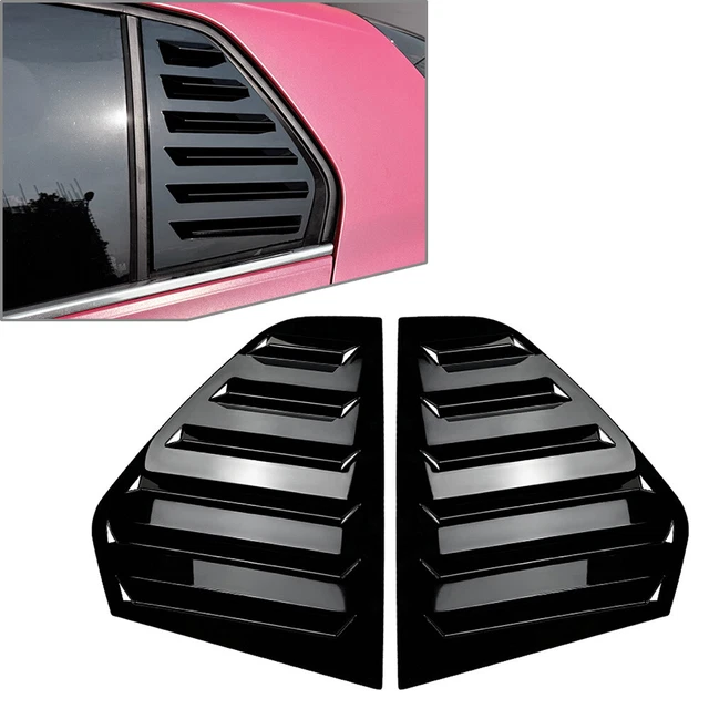 REAR WINDOW SIDE Vent Shutter Louver Cover Trim Fit VW Golf 8 MK8 2020 ...