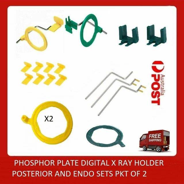 DENTAL PHOSPHOR PLATE Digital X Ray Holder Posterior And Endo Sets Pkt ...