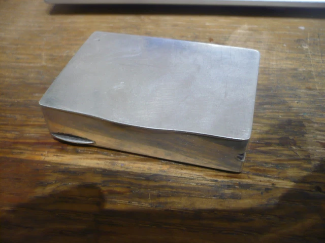 BOITE PYROGÈNE ANCIENNE argent massif 64,3 Gr orfèvre TONNEL Paris EUR ...