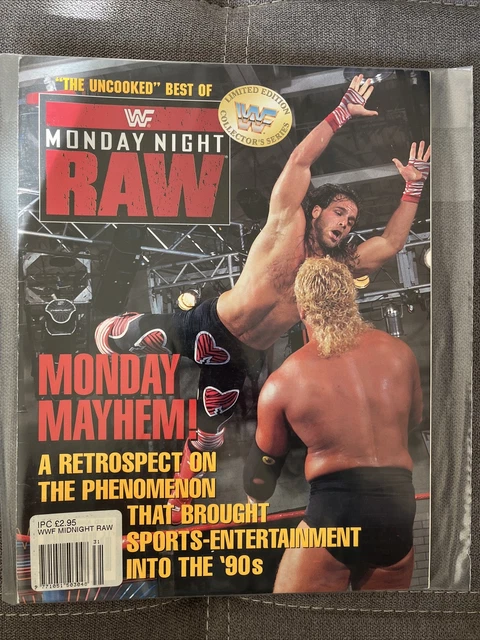 LIMITED EDITION COLLECTORS Series WWF Monday Night Raw Best Of Magazine ...