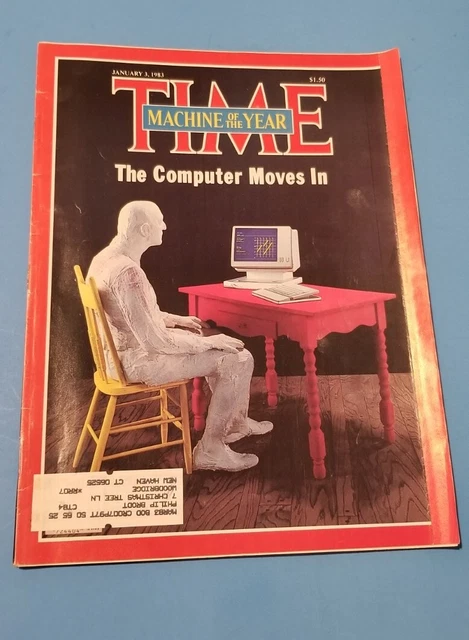TIME MAGAZINE JANUARY 3, 1983 The Computer Moves In Machine of Year £20 ...