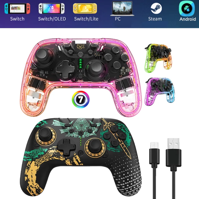 WIRELESS PRO CONTROLLER For Nintendo Switch/OLED/Lite Console Joystick ...