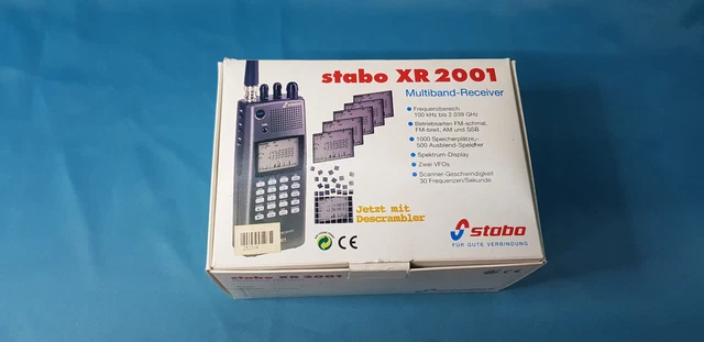 STABO XR 2001 Multiband Receiver - Récepteur Scanner HF/VHF/UHF 0.532 ...