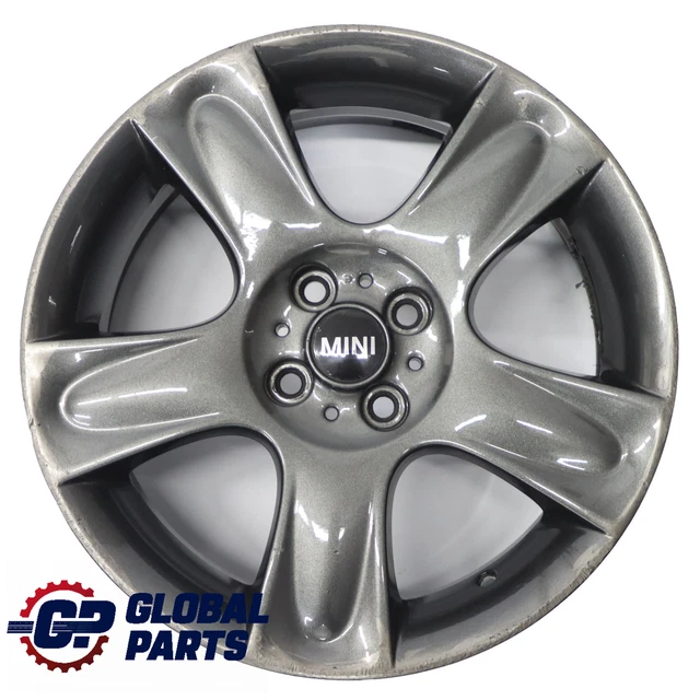 MINI COOPER ONE R50 R52 R53 Grey Wheel Alloy Rim 17" ET:48 7J 5-Star 91 ...