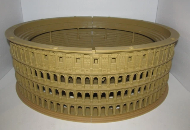 VINTAGE ATLANTIC ROMAN COLOSSEUM 1/72 HO Scale PLAYSET Building $124.99 ...
