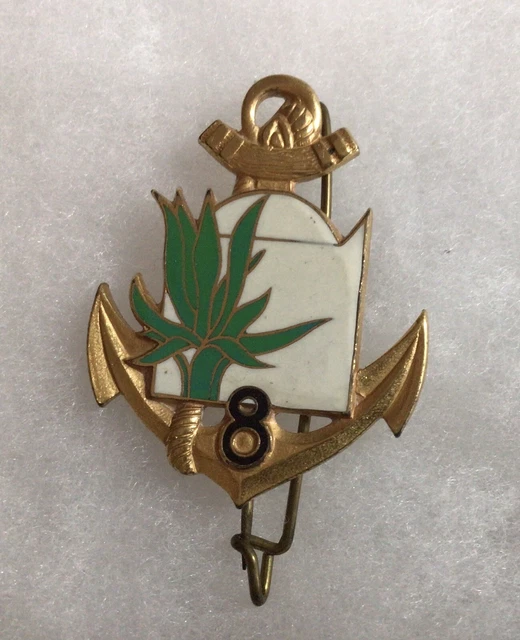 FRANCE TDM - Insigne 8° Régiment d’Infanterie Coloniale, émail Drago 1380 EUR 30,00 - PicClick FR