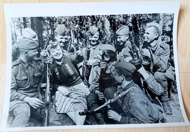 SOVIET RED ARMY Film Star Zoya Fedorova Ww2 C. 1944 Original Press ...