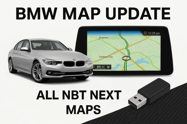 ORIGINAL GENUINE BMW Road Map Europe Next 2025-2 + Lifetime Fsc Code ...