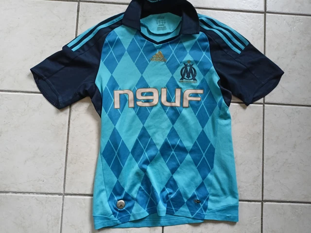 MAILLOT FOOT ADIDAS OM OLYMPIQUE DE MARSEILLE NEUF (telecom) TAILLE S ...
