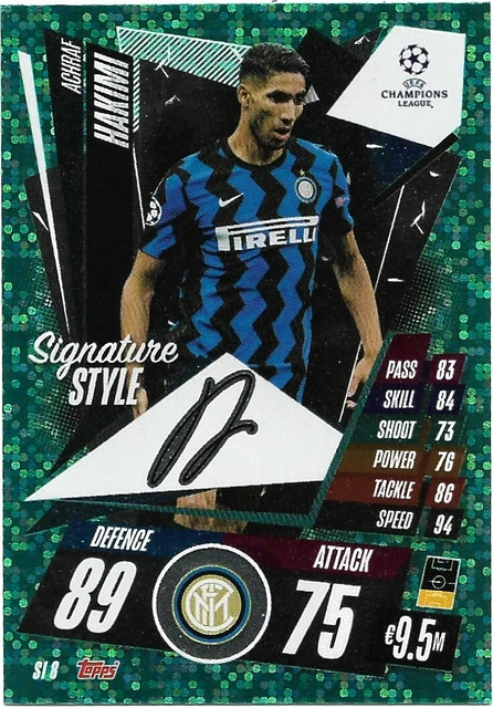 Achraf Hakimi Signature Style À VENDRE! - PicClick FR