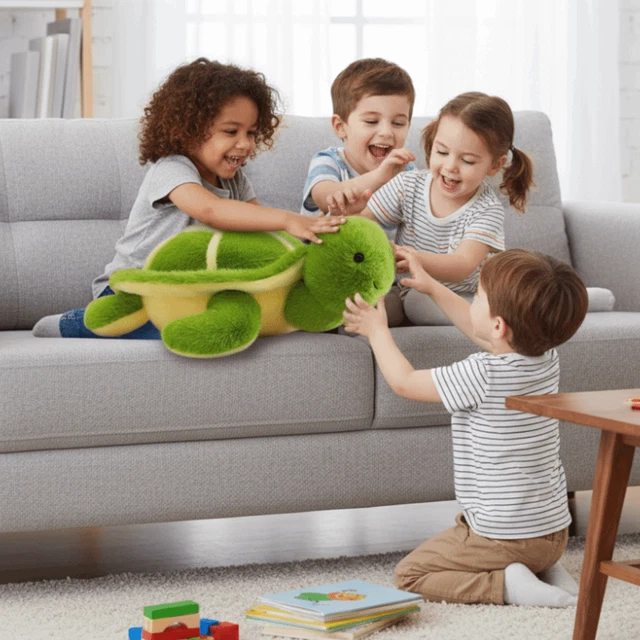 COLLECTION TURTLE STUFFED Doll Fluffy Turtle Animal Plush Doll Children ...