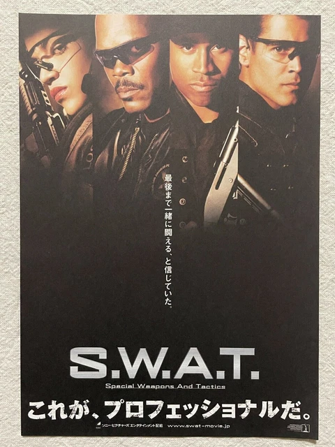 ÉCRASER FLYER DU film SWAT 2003 Chirashi japonais Samuel L. Jackson EUR ...