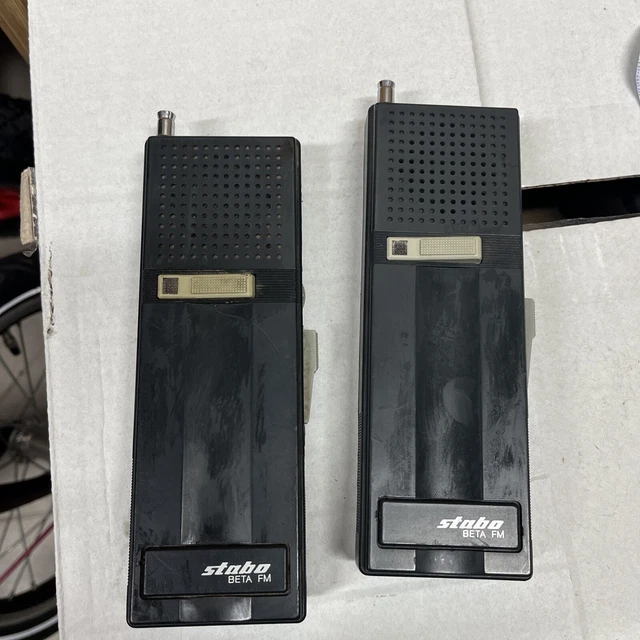 2 FUNKGERÄTE STABO Beta FM, 80er Jahre Vintage EUR 3,00 - PicClick DE