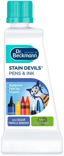 DR. BECKMANN STAIN Devils Pen & Ink | With colour particle remover ...