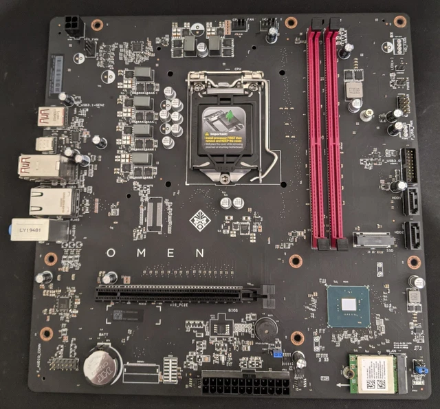 HP OMEN 875 Motherboard mATX Main Board L23867-001 Intel 9th Gen ...