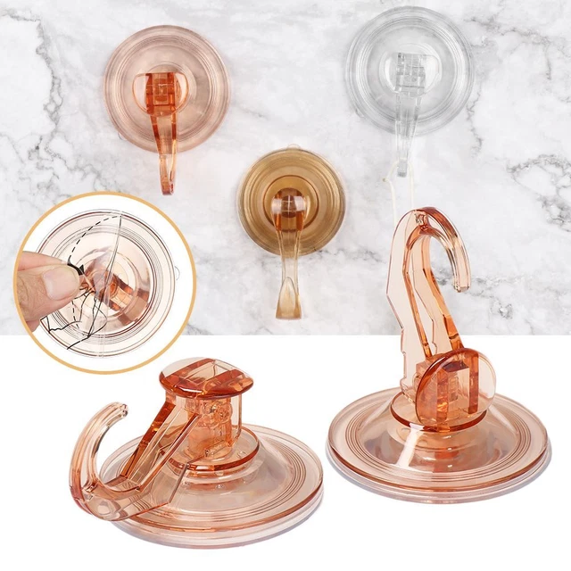 NUT REMOVABLE STORAGE Hanger Screw Wall Rack Suction Cup Wall Hooks ...