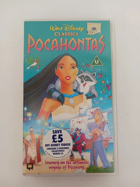 WALT DISNEY CLASSICS Pocahontas (VHS/PAL, 2000) Video Cassette, Rating ...