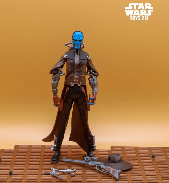 STAR WARS FIGURE 2008 Animated Clone Wars Cad Bane Bounty Hunter £17.99 ...