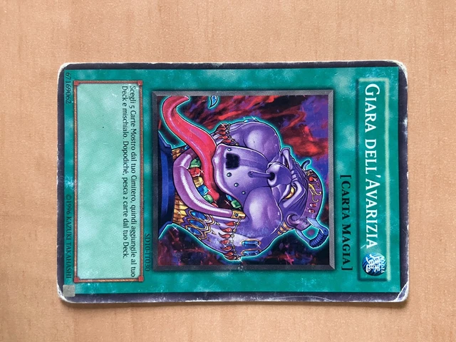 GIARA DELL'AVARIZIA - Yu-Gi-Oh! Olografico - Rara Mago Nero EUR 6,20 - PicClick IT