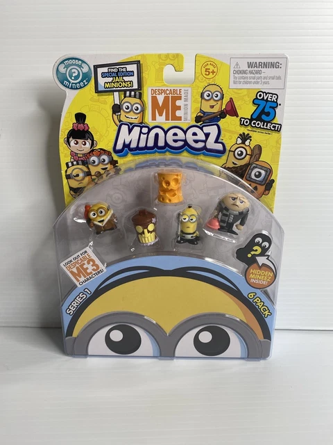 MOOSE MINEEZ DESPICABLE Me Minion Mineez 6 Pack - Series 1 - Brand NEW ...