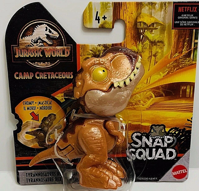 JURASSIC WORLD CAMP Figura Cretaceous Squad, Tyrannosaurus Rex (GRAFFIO ...