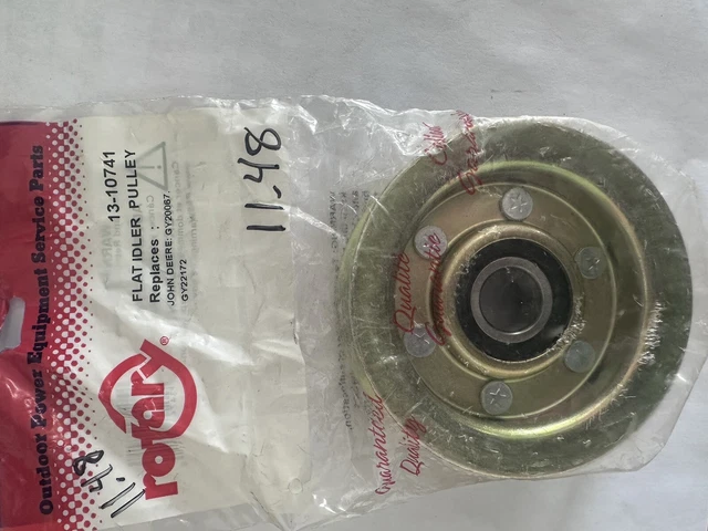 13-10741 ROTARY FLAT Idler Pulley Replaces John Deere Gy20067, Gy22172 ...