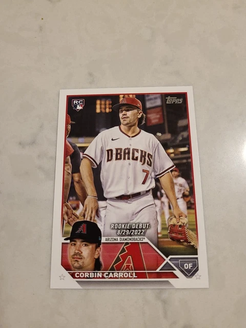 CORBIN CARROLL-2023 TOPPS Update Series - Début recrue #US244 (RC) Diamondbacks EUR 1,01 ...