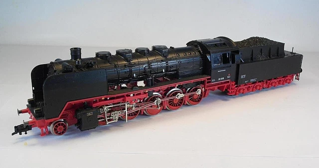 FLEISCHMANN SPUR H0 1/87 Nr. 4174 Dampflok BR 50 008 Digital KKK NEM ...