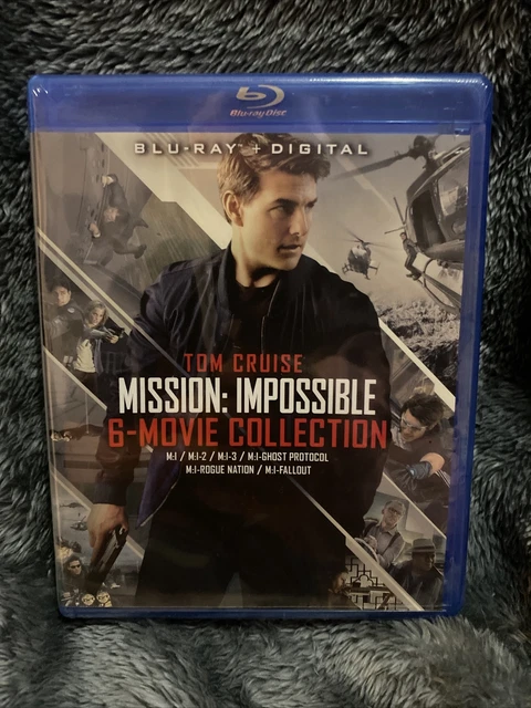 MISSION: IMPOSSIBLE: 6-MOVIE Collection Blu-ray + Digital, Set New ...