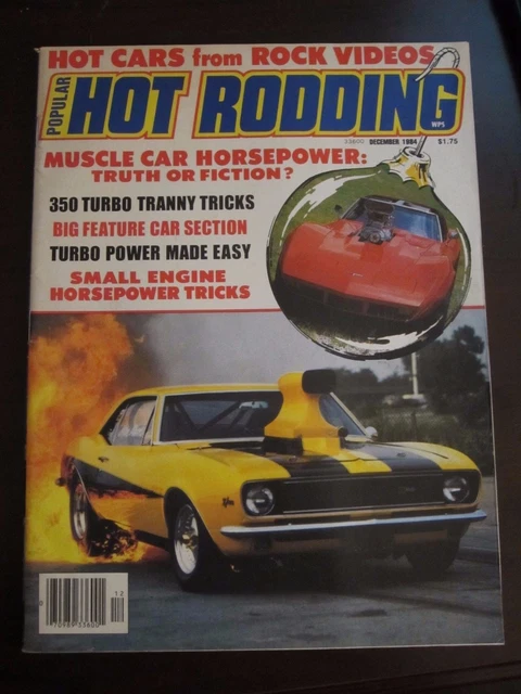 POPULAR HOT RODDING Magazine December 1984 Muscle Car Horsepower No ...