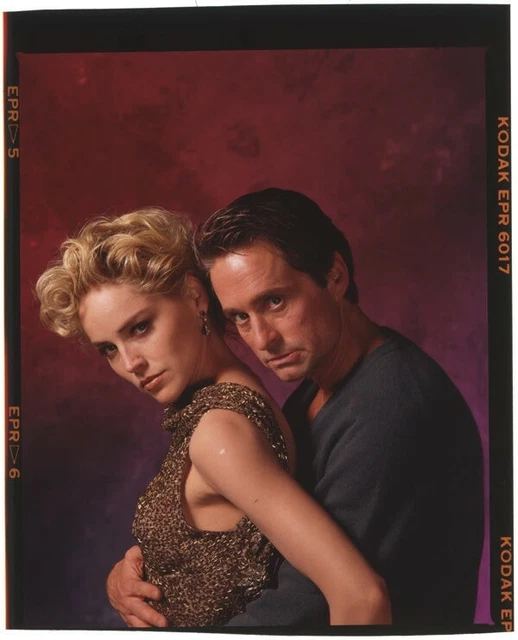 BASIC INSTINCT MICHAEL Douglas Leggy Sharon Stone Original Transparency ... BASIC INSTINCT MICHAEL Douglas Leggy Sharon Stone Original Transparency ...