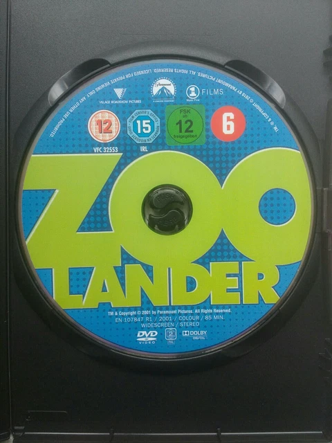 ZOOLANDER DVD BEN Stiller Owen Wilson Will Ferrell Milla Jovovich COMEDY EUR 1,34 - PicClick IT