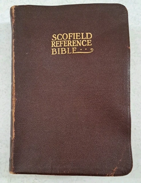 SCOFIELD REFERENCE BIBLE-HOLY Bible Oxford 1917 Edition Indexed £55.95 ...