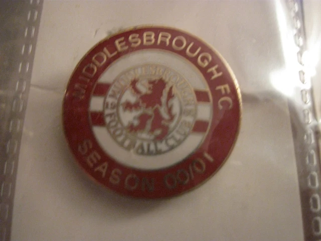 RARE OLD 2000 Middlesbrough Football Club (4) Enamel Brooch Pin Badge £ ...