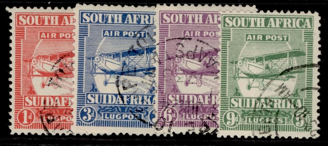 SOUTH AFRICA GV SG26-29, 1925 Air set, FINE USED. Cat £120. CDS £45.00 ...