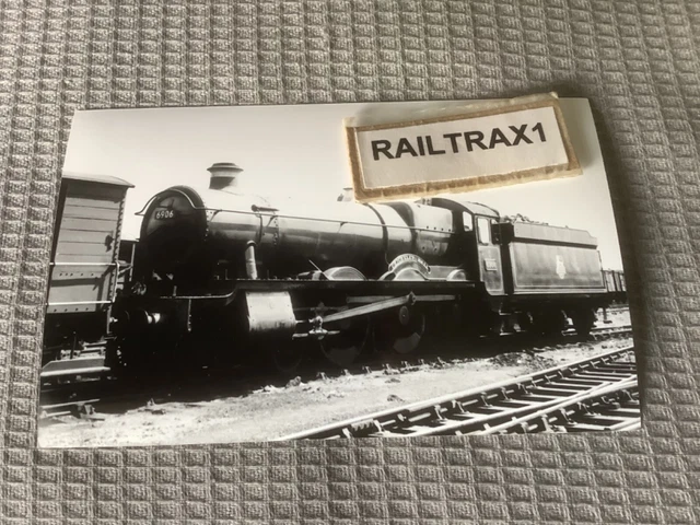 RAILWAY STEAM PHOTOGRAPH - 6906 (Named) At Oxley Shed, Wolverhampton ...