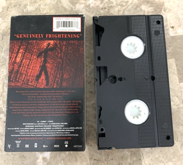 THE BLAIR WITCH Project VHS 1999 Horror Movie 1990s Supernatural 90's ...