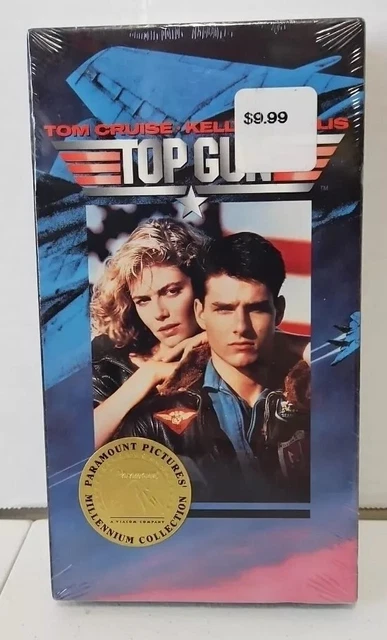 NEW TOP GUN Sealed VHS 1996 Tom Cruise Millennium Collection Paramount ...