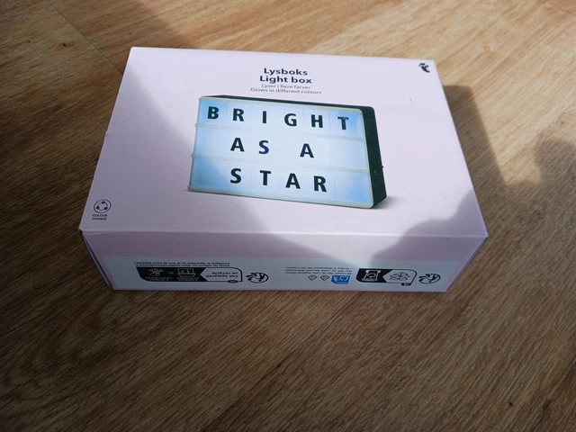 LYSBOKS LIGHT BOX Flying Tiger Glows In Different Colours £4.50 ...