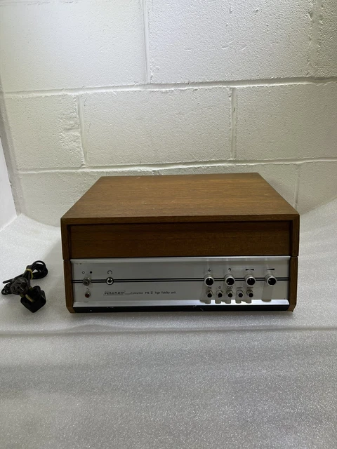 HACKER CENTURION MK II High Fidelity Vintage Record Player with Garrard ...