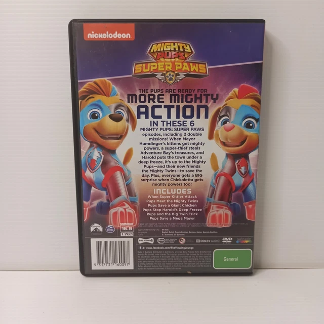 PAW PATROL - Mighty Pups - Super Paws (DVD) Animation Children Kids ...