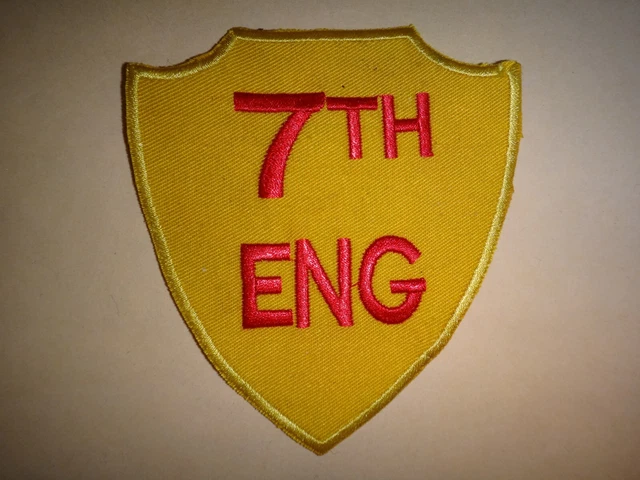 VIETNAM WAR PATCH USMC 7th ENGINEER Battalion (1965-1971) 1st Marine ...