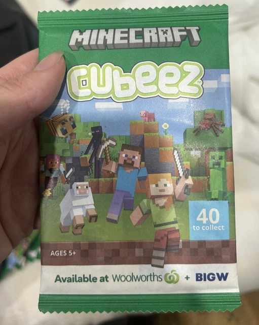 WOOLWORTHS MINECRAFT CUBEEZ Unopened 2025 $2.50 - PicClick AU
