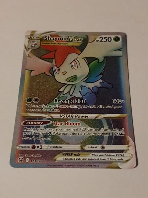 POKEMON CARD SHAYMIN VSTAR 173/172 Brilliant Stars Secret Rare NM * EUR 9,36 - PicClick IT