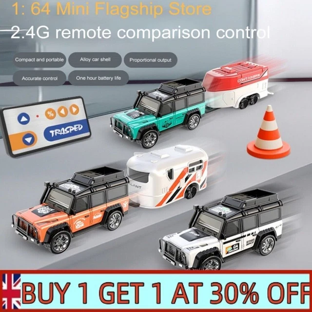 MINI RC DRIFT Car,1/64 Scale Alloy Truck, Remote Control 4x4 Off-Road ...