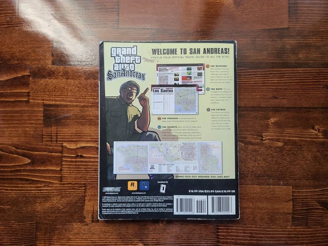 GRAND THEFT AUTO (GTA) San Andreas BradyGames Strategy Guide Book $15. ...