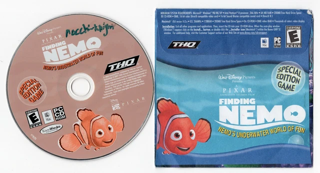 DISNEY PIXAR FINDING Nemo: Nemo's Underwater World of Fun PC Game $9.99 ...