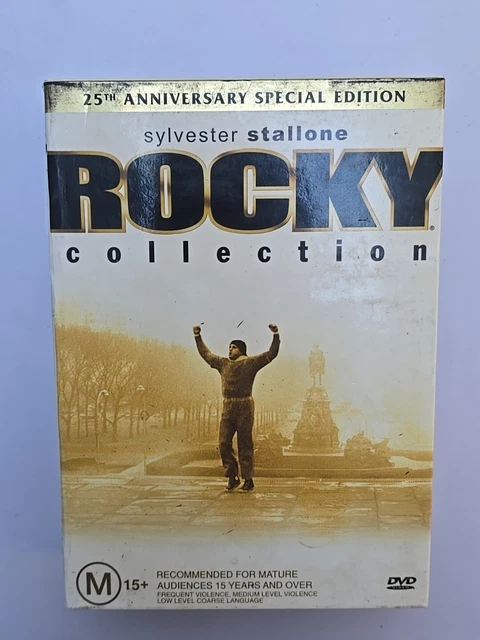 ROCKY BOXSET (25TH Anniversary Special Edition Box Set, DVD, 1976) 1 2 ...