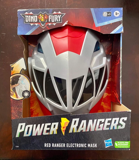 POWER RANGERS DINO Fury Red Ranger Electronic Mask 860968 $29.95 - PicClick